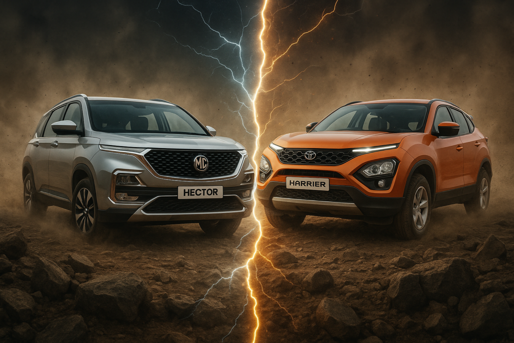 MG Hector vs Tata Harrier Comparison:A Complete Guide